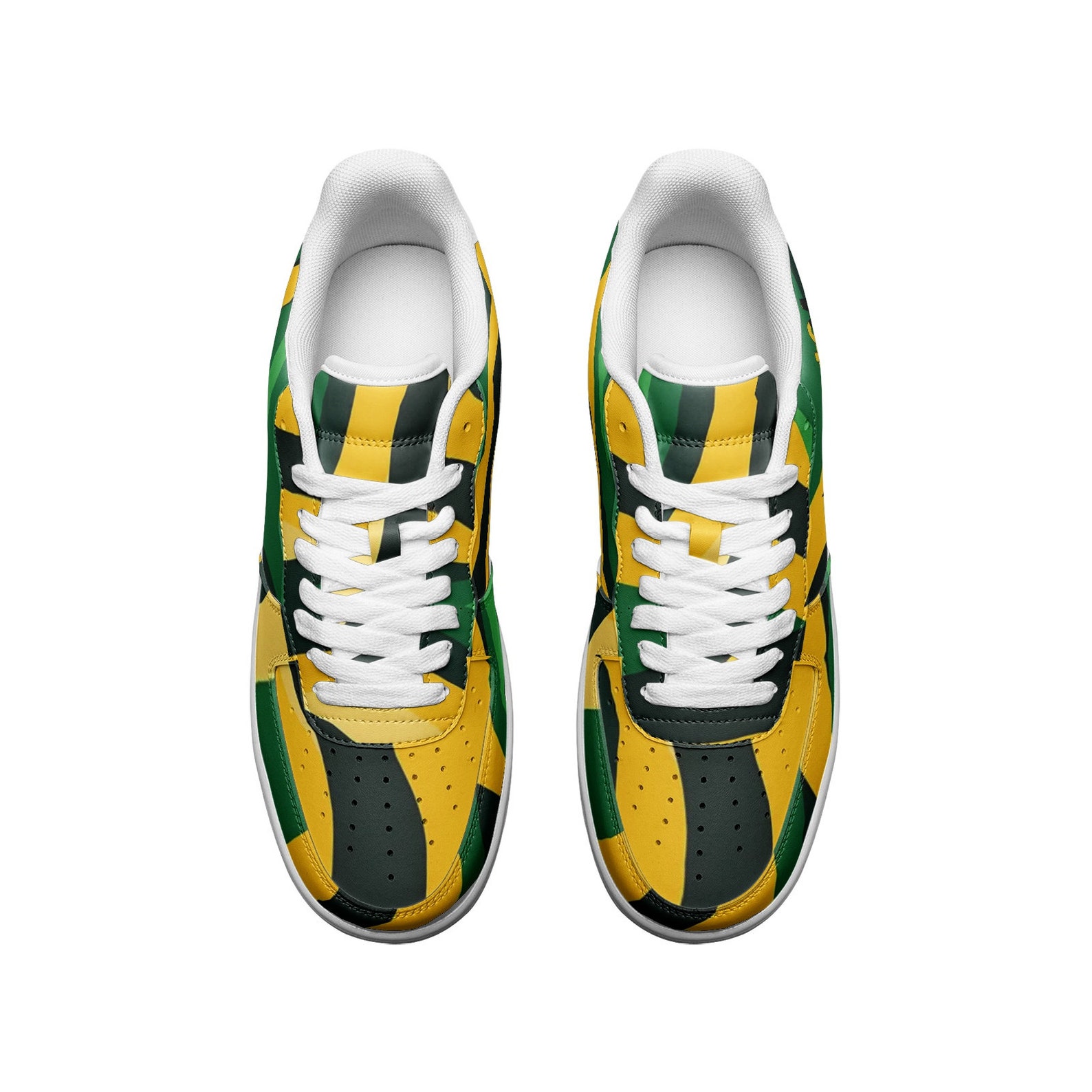 Jamaica Flag Shoes, Rasta Sneakers, Custom Shoes, Jamaican, Unisex Low ...
