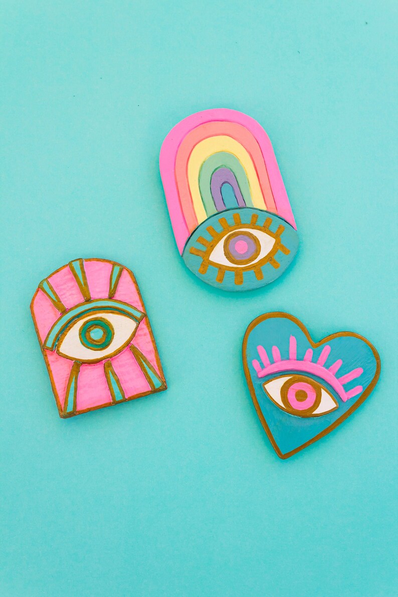 Evel Eye Magnets, Fridge Magnets, Decorative Magnet, Colorful Magnets ...
