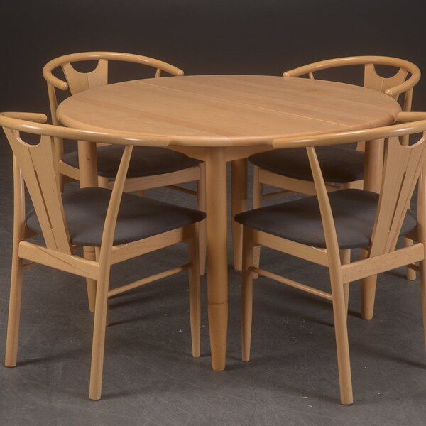 Round Dining Table - Etsy UK