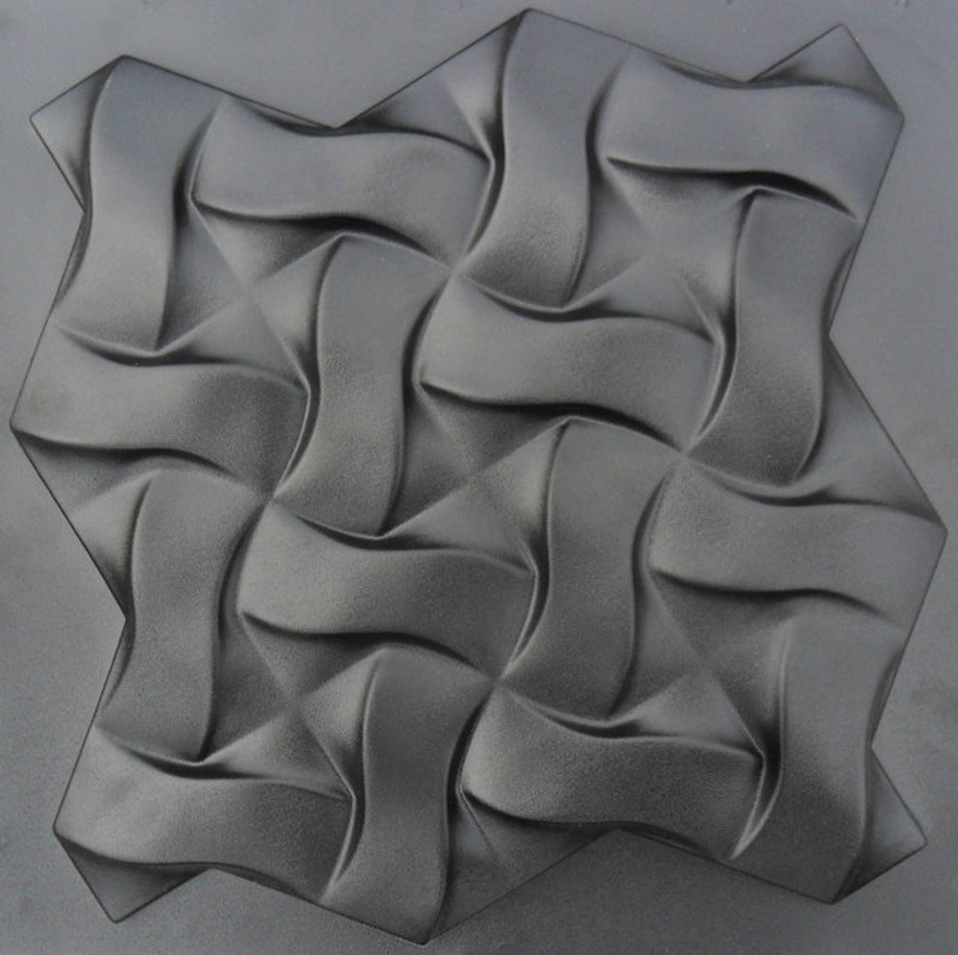 Twist ABS Plastic Mold 3D Panel for Making From Plaster - Etsy