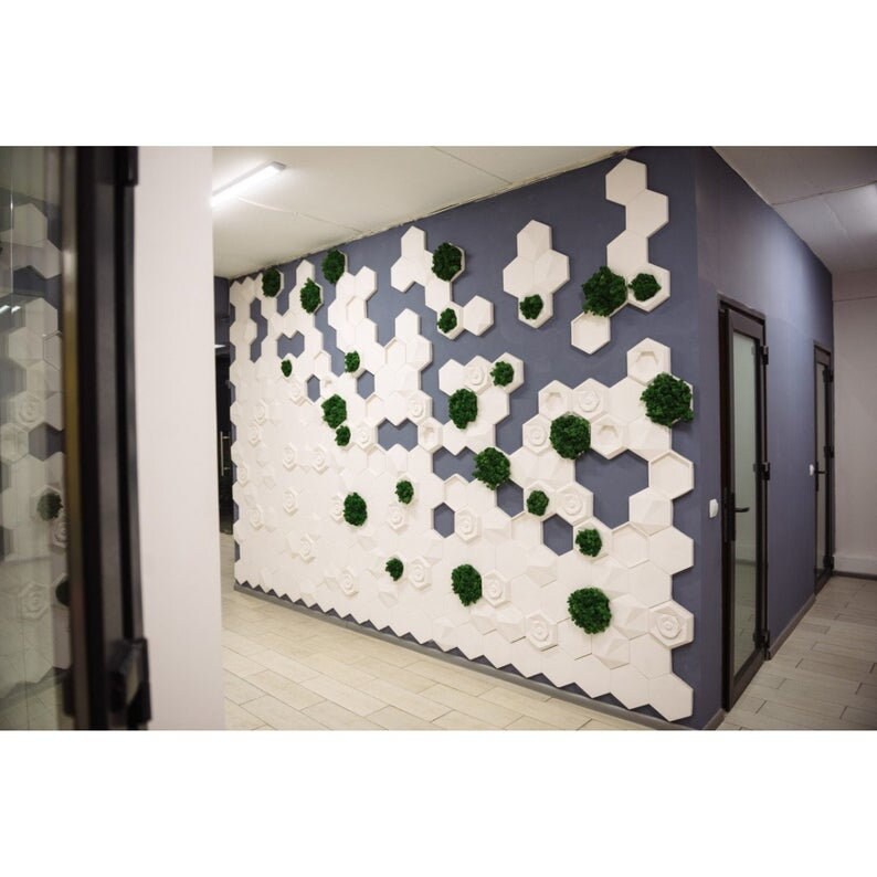 Honeycomb Moss Plastic Mold 3D Panel for Manufacture Decor | Etsy