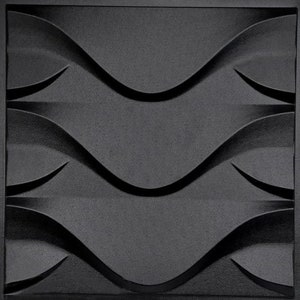 Ripple ABS Plastic Mold 3D Panel, for Making From Plaster gypsum or ...