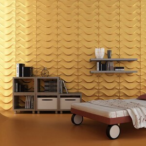 Ripple ABS Plastic Mold 3D Panel, for Making From Plaster gypsum or ...