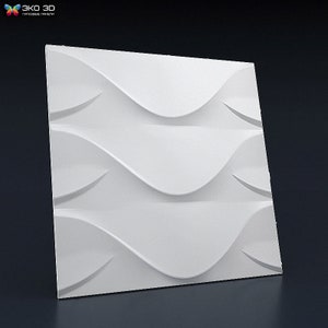 Ripple ABS Plastic Mold 3D Panel, for Making From Plaster gypsum or ...