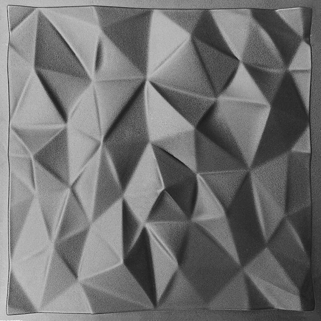 Crystals ABS Plastic Mold 3D Panel for Making From Plaster - Etsy