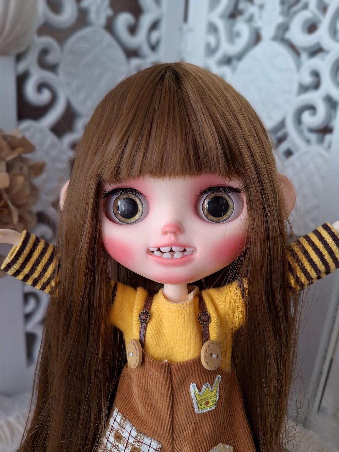Blythe Doll in Bee Clothes Bjd Ooak Collector's Doll Collector's Item ...