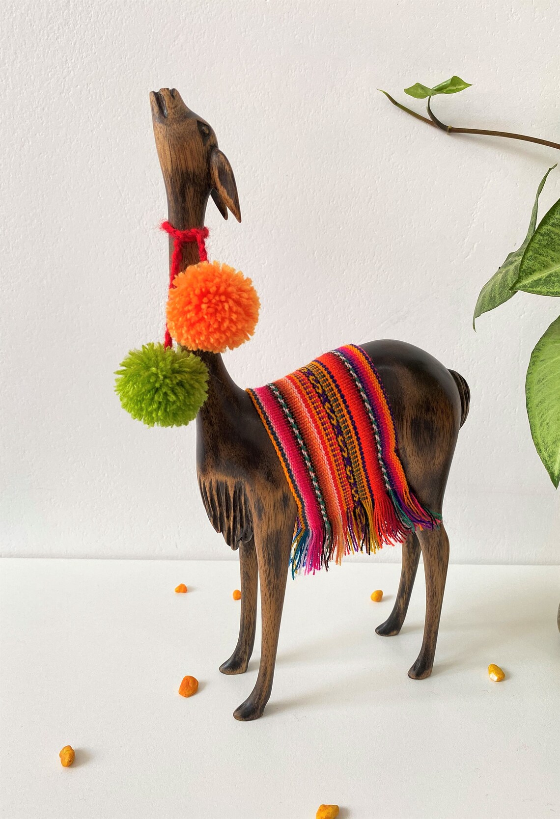 Peruvian Art Llama Statue Llama Figurine Alpaca Figurine - Etsy