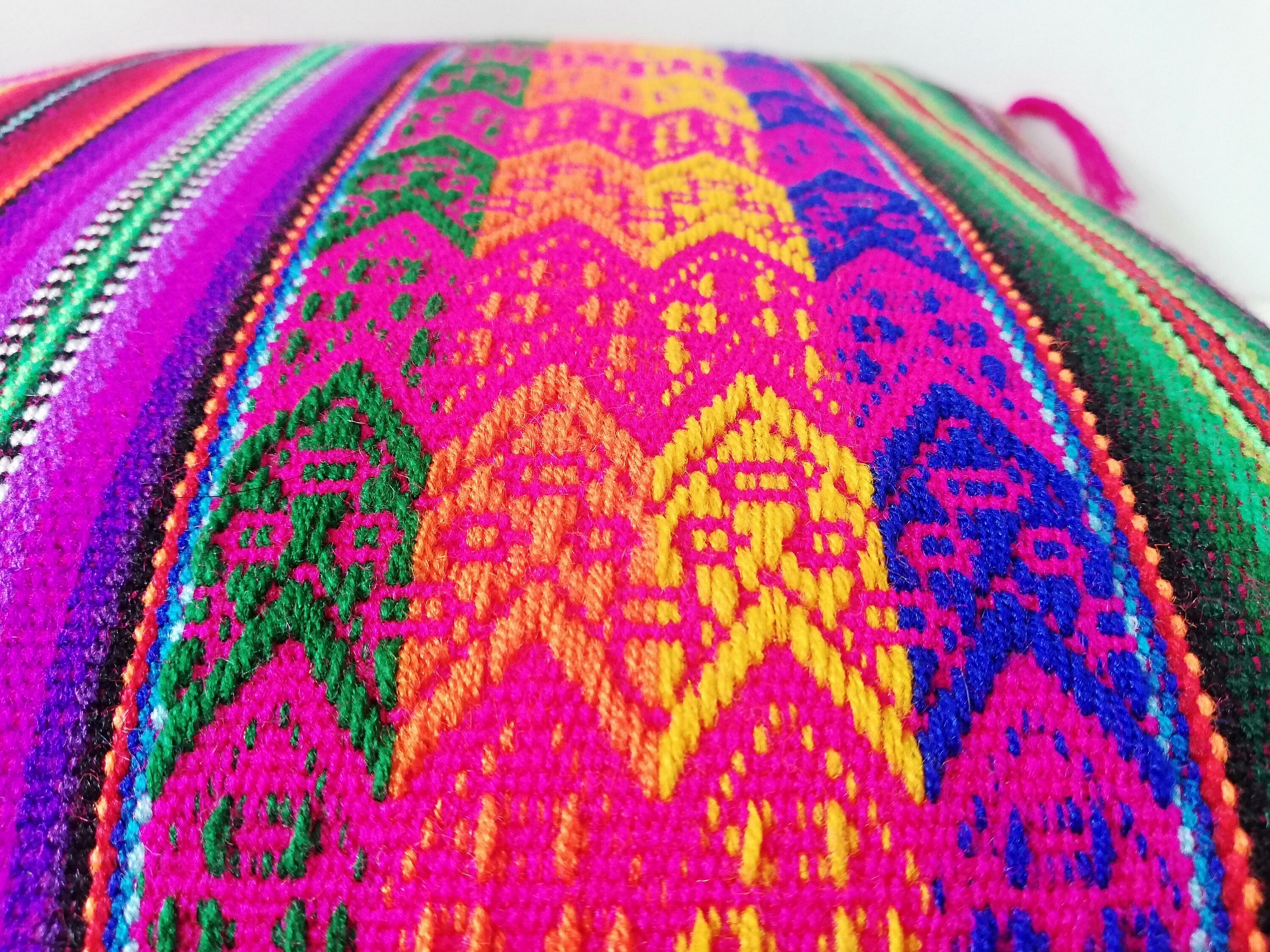 Peruvian Pillow Boho Pillow Peruvian Pillows Outside - Etsy