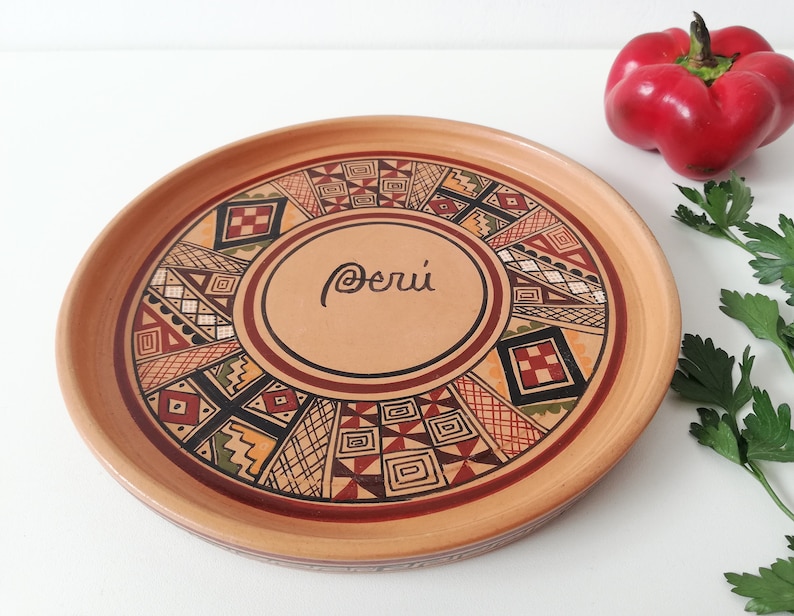 Peruvian Bowls Peru Peruvian Plates Peru Bowls Peru - Etsy