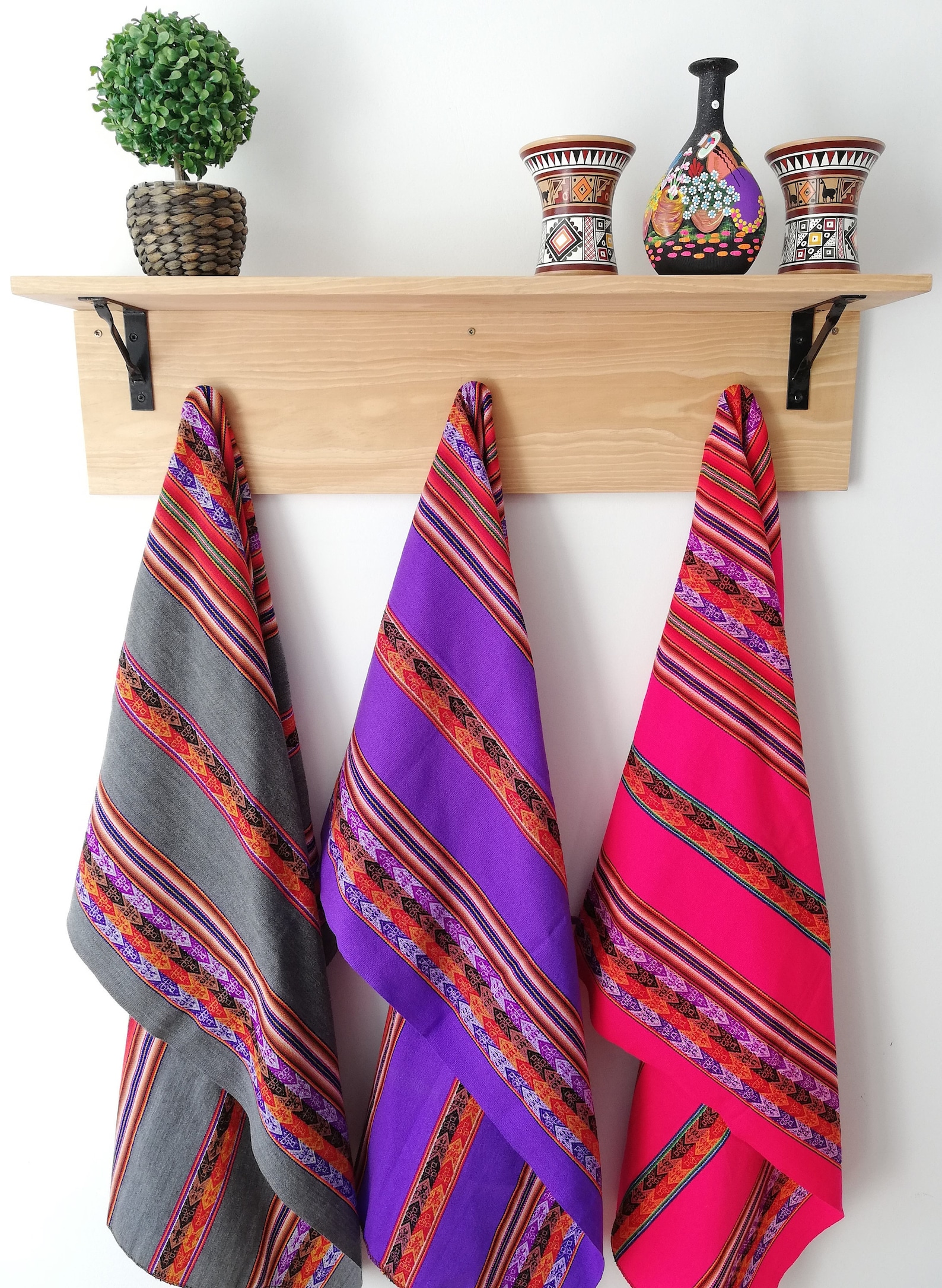 Peruvian Textiles Peruvian Blanket Peruvian Ethnic Tribal | Etsy