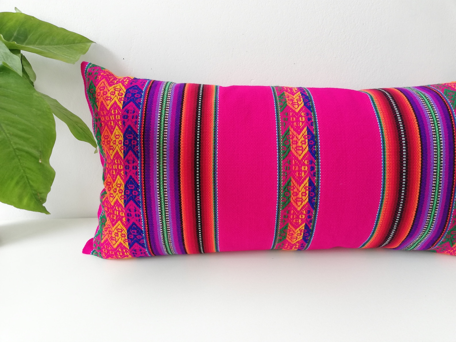 Body Pillow Cover Lumbar Pillow Cover Mexican Blanket Pillow - Etsy