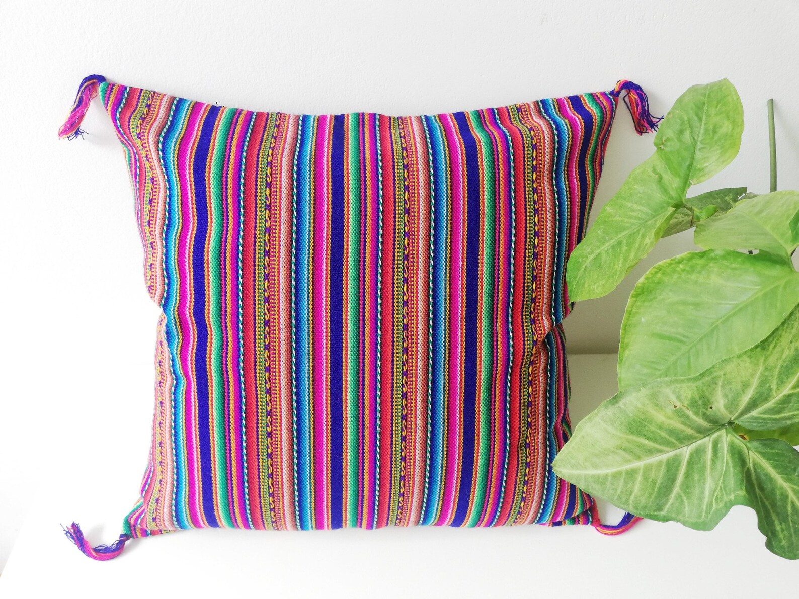 Peruvian Colorful Pillow Cases Blanket Cushions Peruvian - Etsy