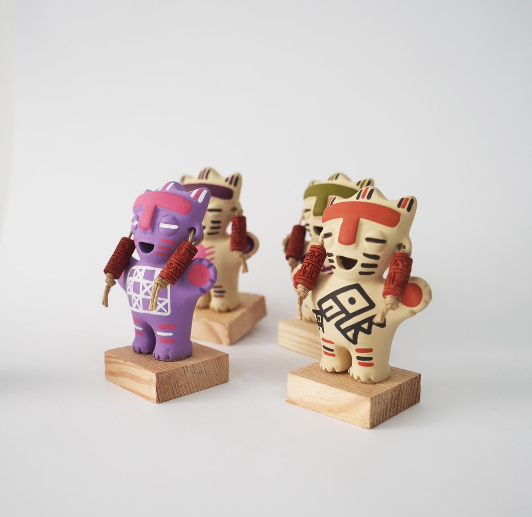 Peruvian Cuchimilco Pottery, CUCHIMILCO Clay Figurine, Chancay, Aztec ...