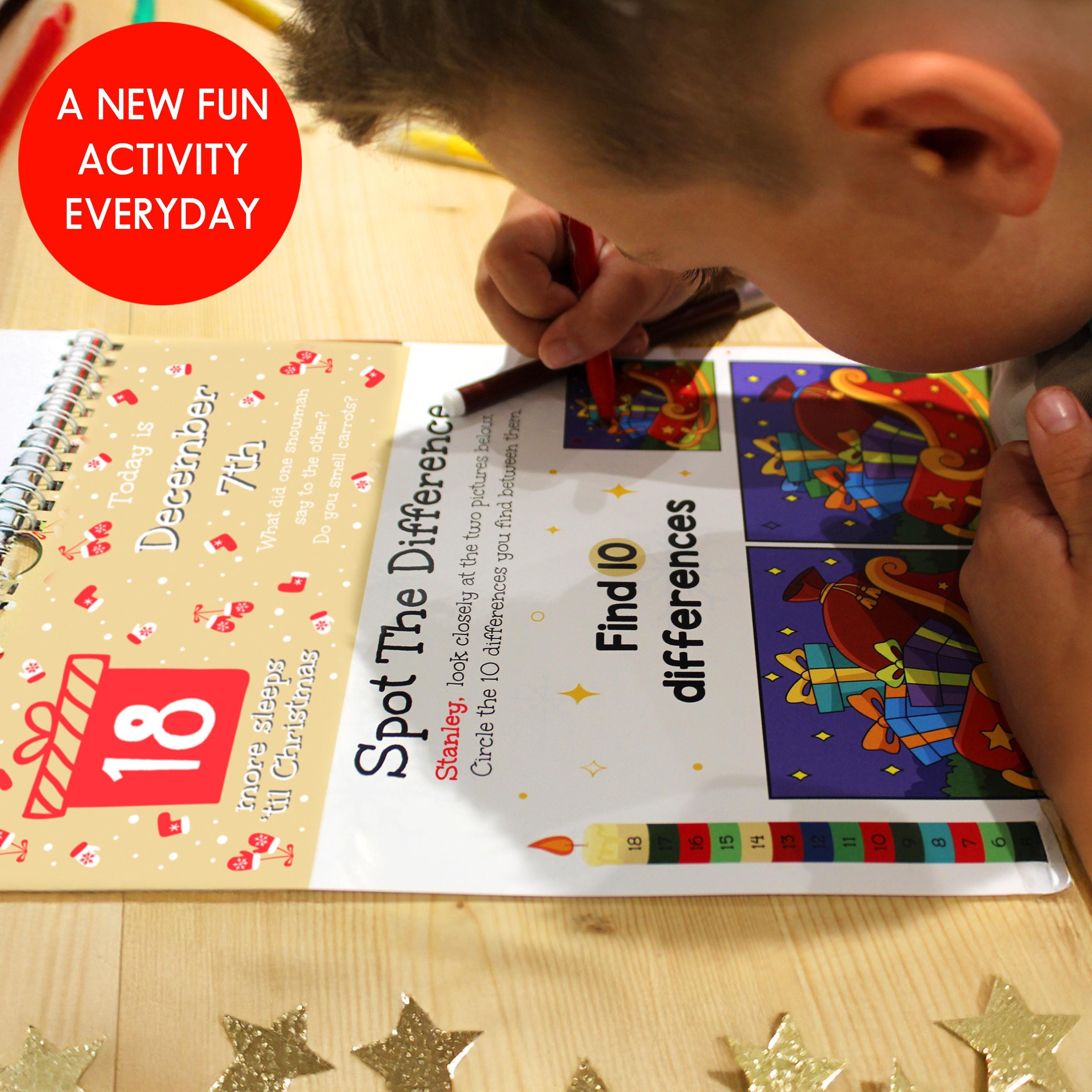Children's Personalise Advent Christmas Calendar, Countdown to ...