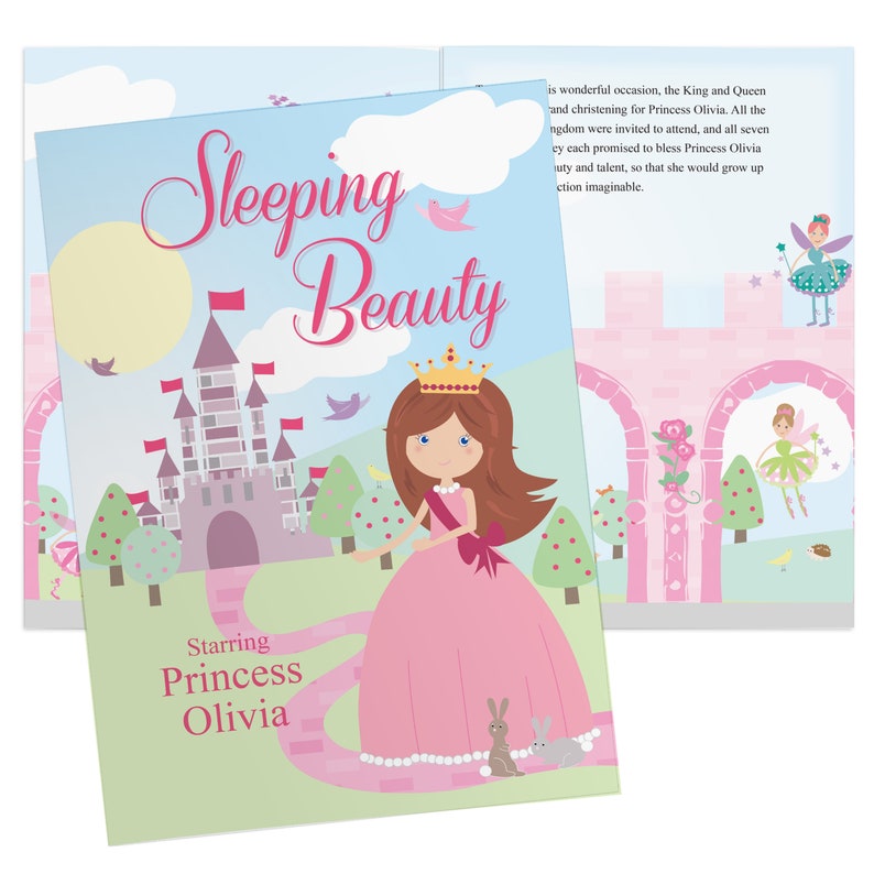 Personalise Princess Story Book - Child Starring as the Main Character ...