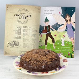 Children's Boy Girl's Personalised Fairy Cook Book With Recipes Baking ...