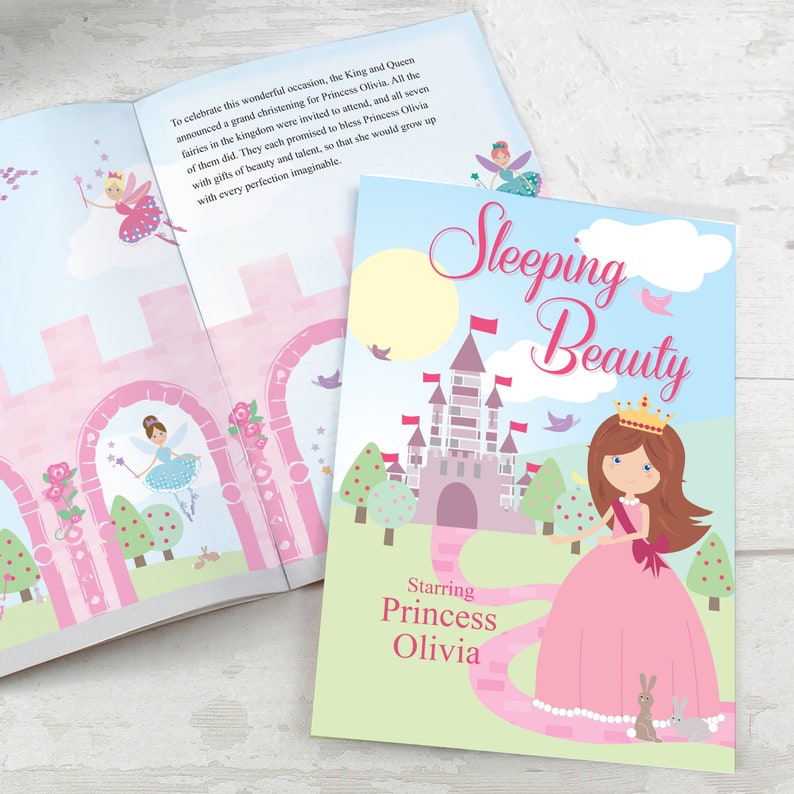 Personalise Princess Story Book Child Starring as the Main Character ...