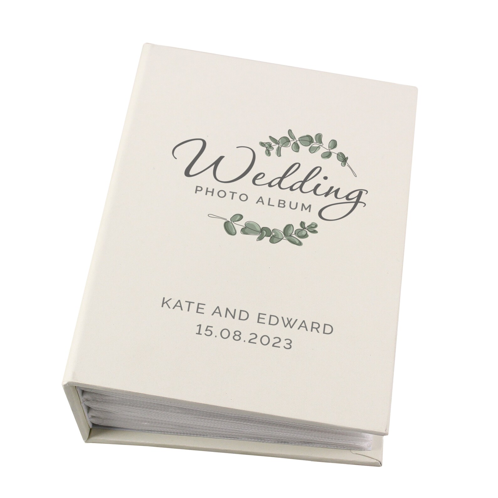 Personalised Botanical 6x4 Wedding Photo Album, Wedding Photo Book 100 ...