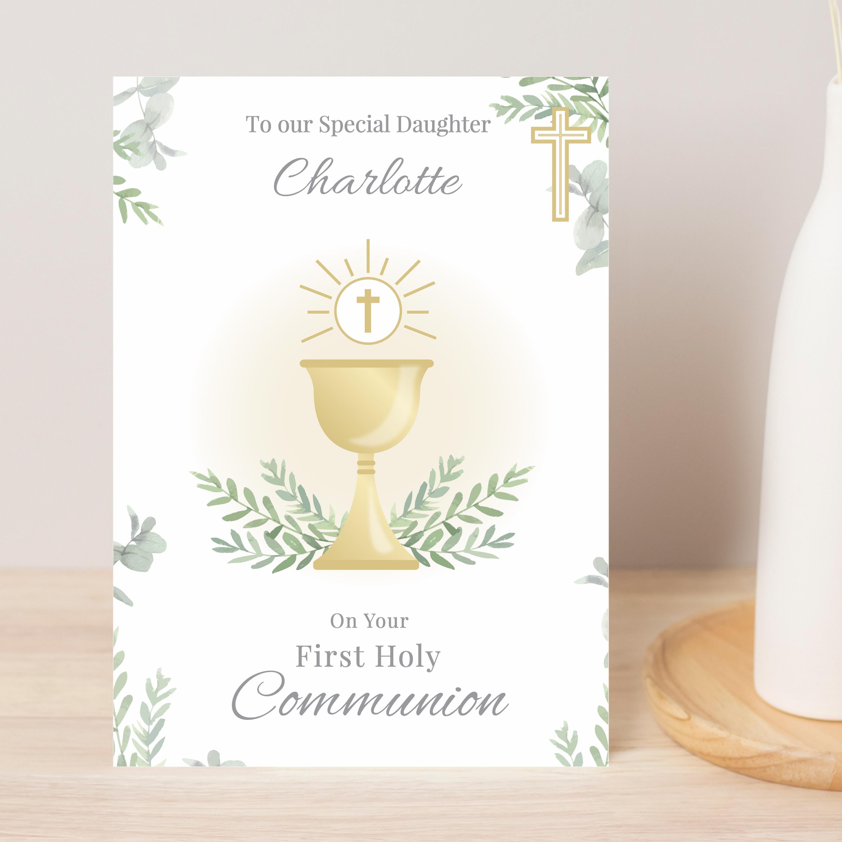 Personalise Holy Communion 6x4 Photo Frame, Children's First Communion ...
