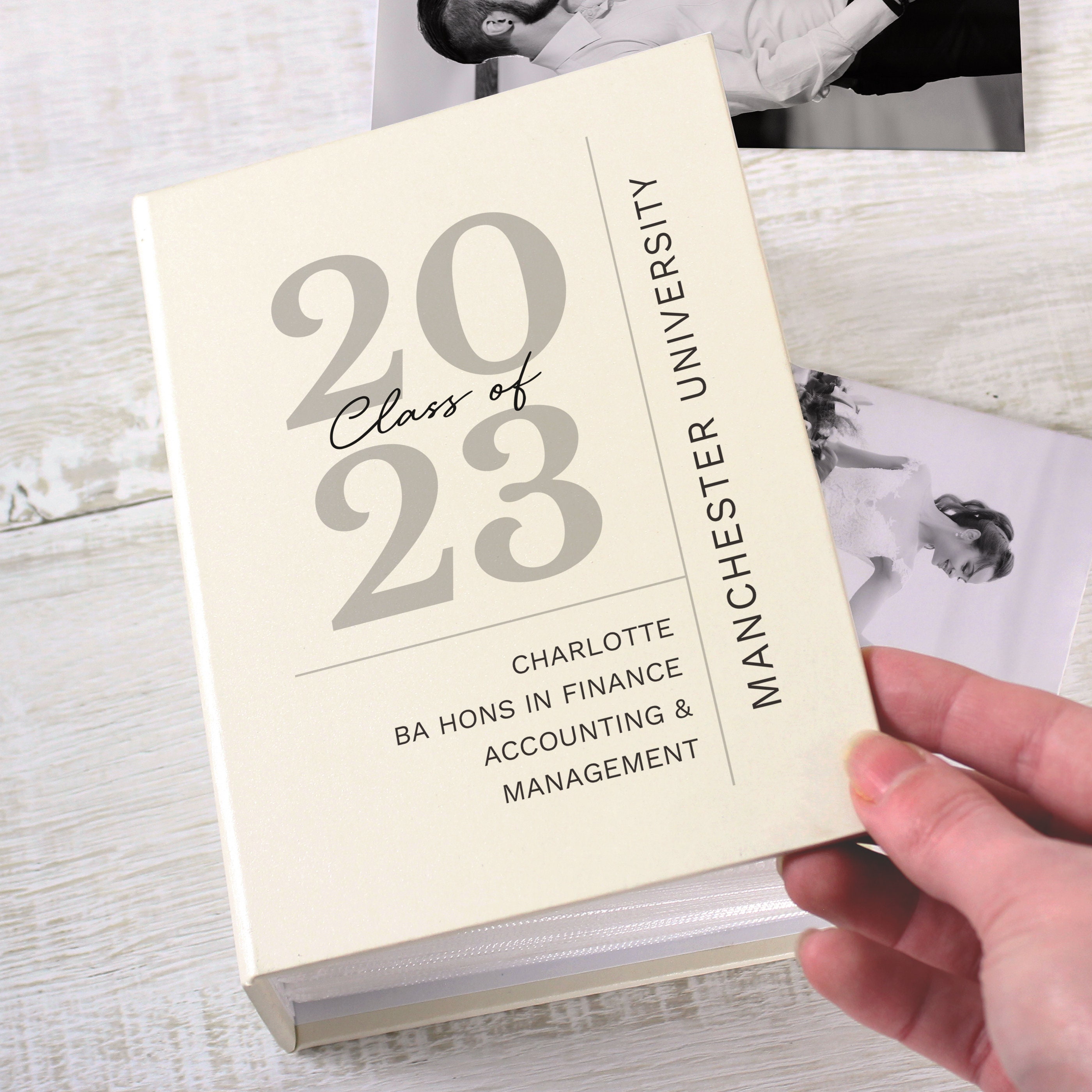 Personalise Graduation Keepsake Photo Album, 6x4 Photo Book 100 Sleeved ...