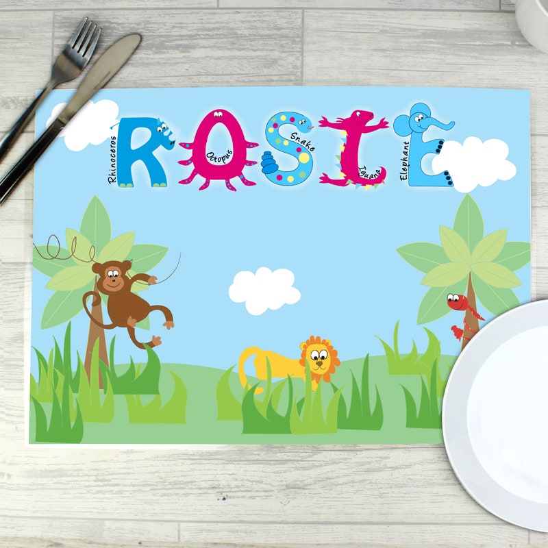 Animal Table Mat - Etsy