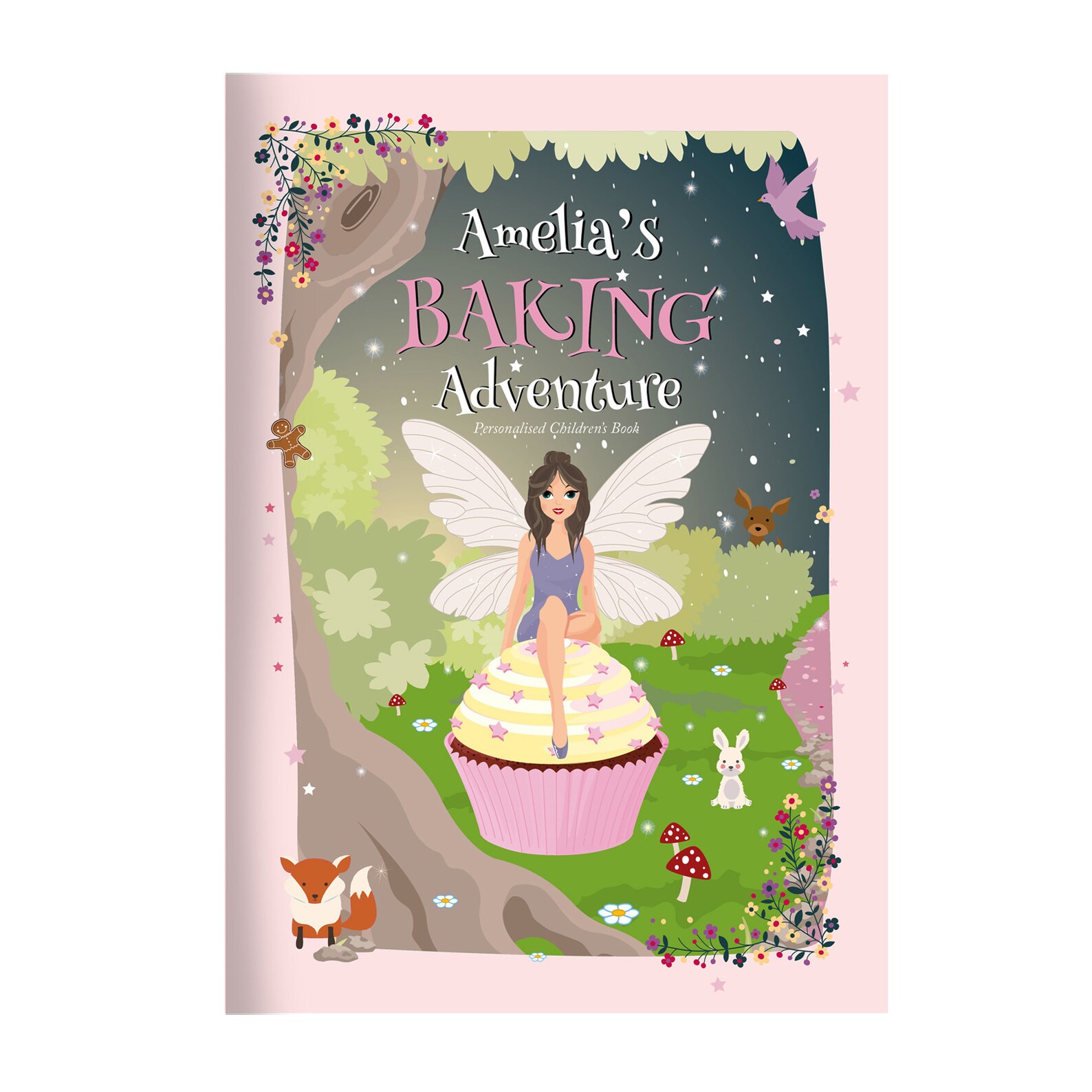 Children's Boy Girl's Personalised Fairy Cook Book With Recipes Baking ...