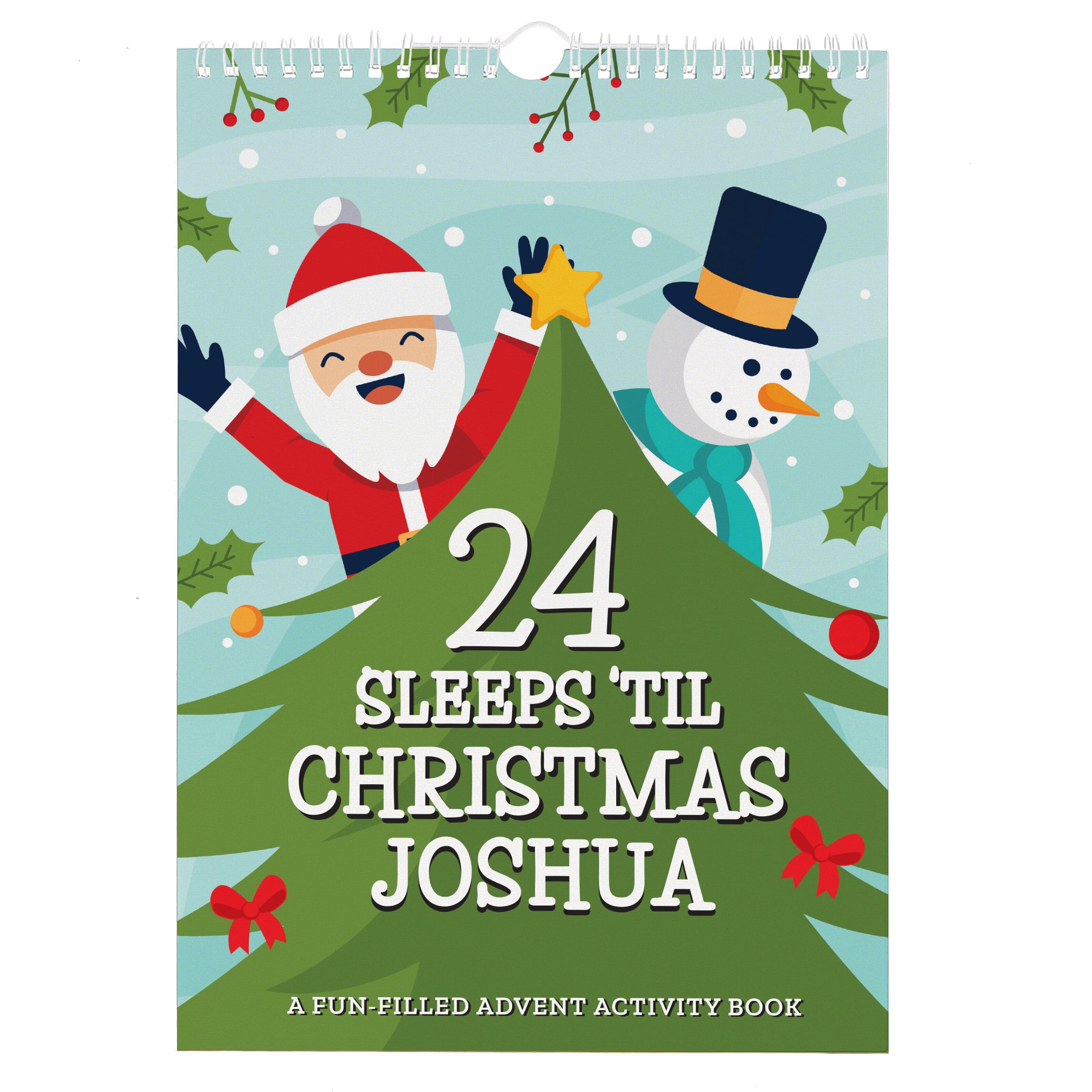 Children's Personalise Advent Christmas Calendar, Countdown to ...