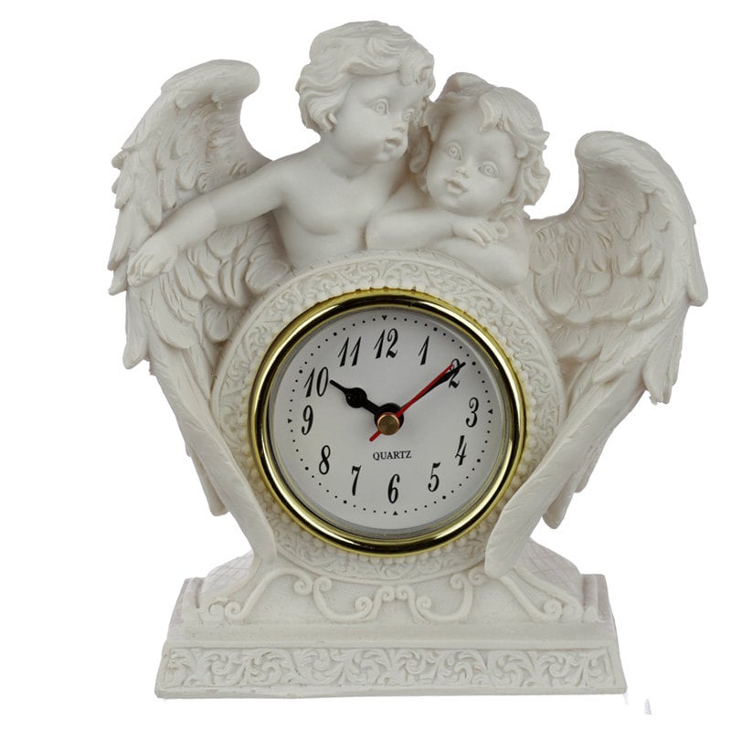 Angel Cherub Decroative Resin Tabletop Clock - Special Gift - Etsy