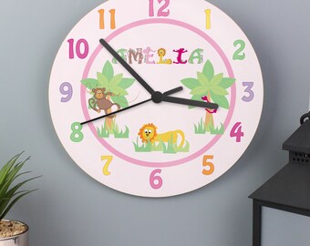 Zoo Animal Clock - Etsy