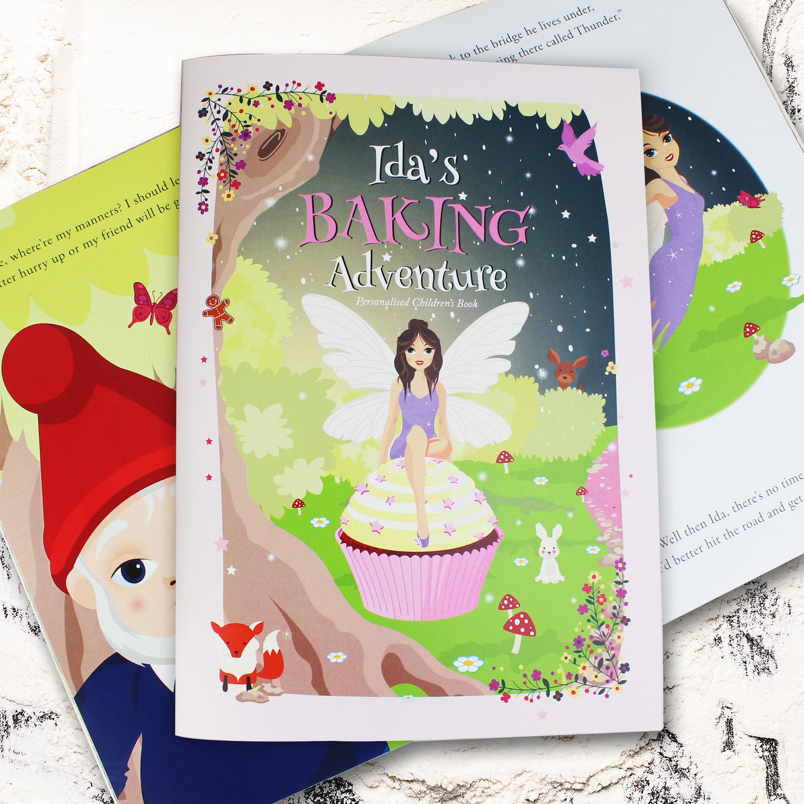 Children's Boy Girl's Personalised Fairy Cook Book With Recipes Baking ...