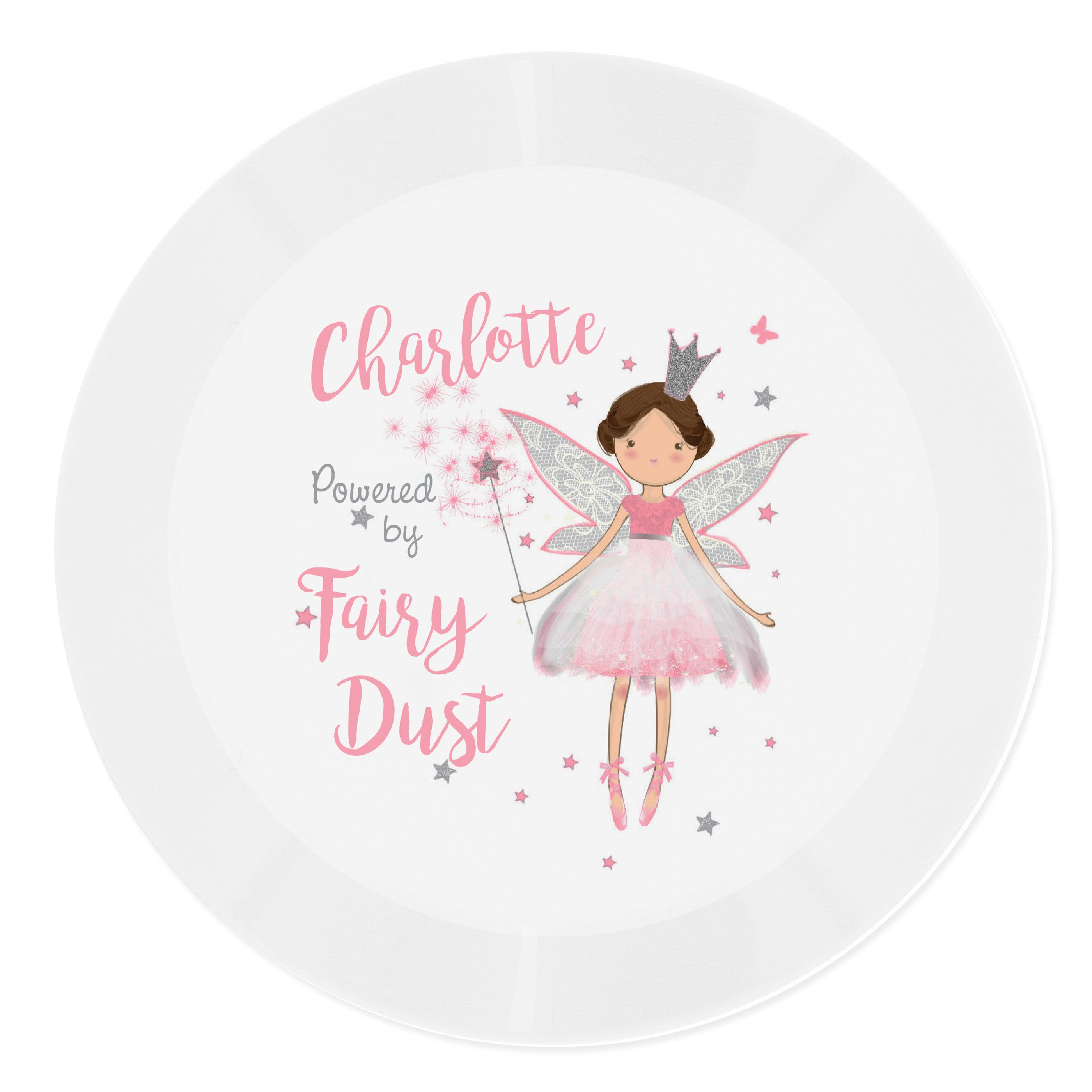Personalise Fairy Princess Plate Girl's Dinner Plate - Etsy
