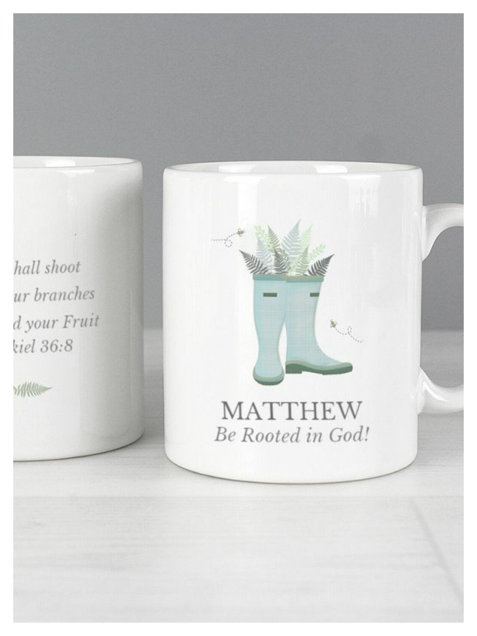 Personalised Christian Gift for Him Gardening Ceramic Coffee Mug ...