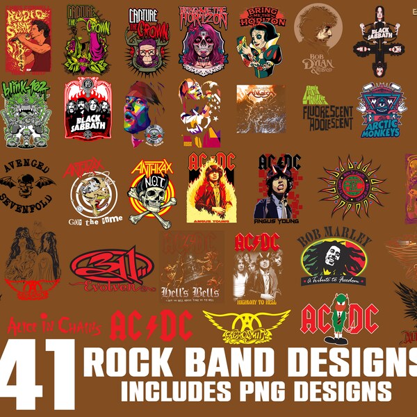 Rock Band Png - Etsy