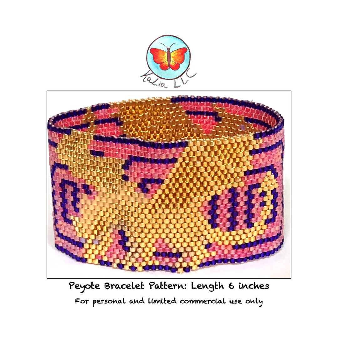 6 Inch Western Dragon Peyote Stitch Pattern - Etsy