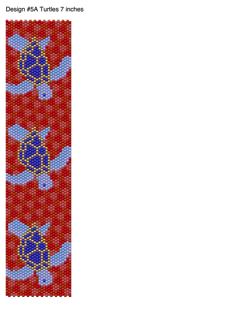 7 Inch Turtle Peyote Stitch Pattern - Etsy
