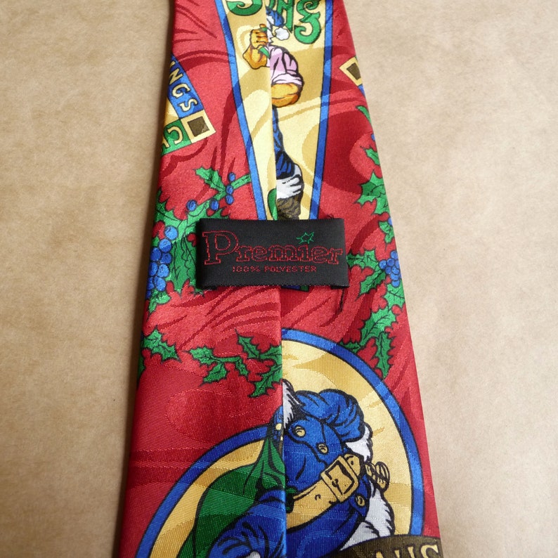 Christmas Necktie Santa Claus Costume Novelty Tie Xmas Gift - Etsy