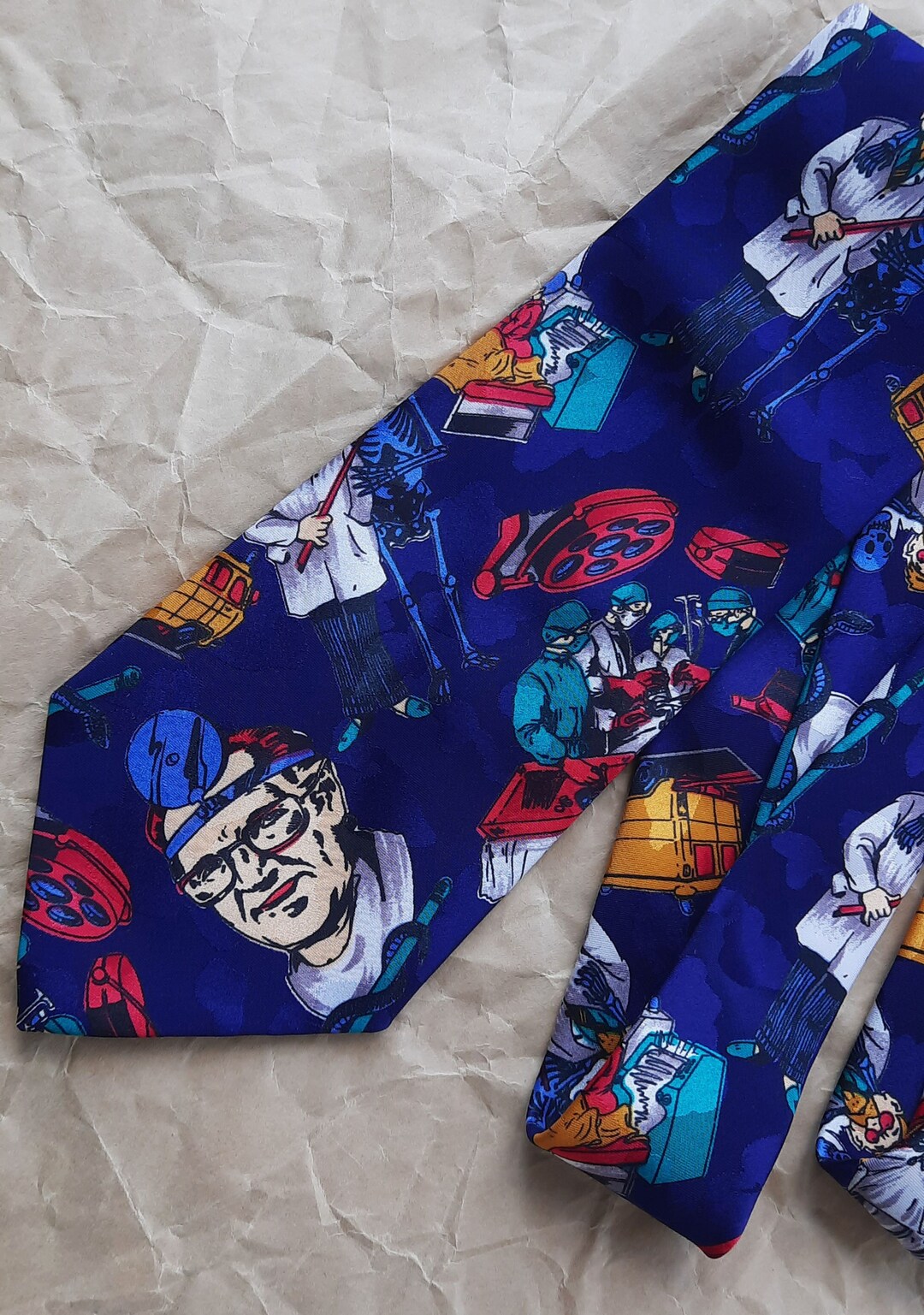 Surgeon Tie Doctor Gift for Men Funny Necktie Medical Student Gift - Etsy