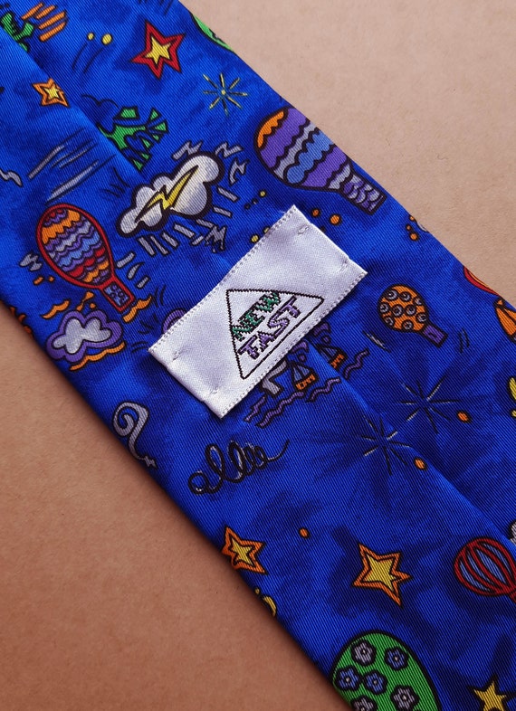 Hot air balloon with basket tie Funny tie geek gifts … - Gem