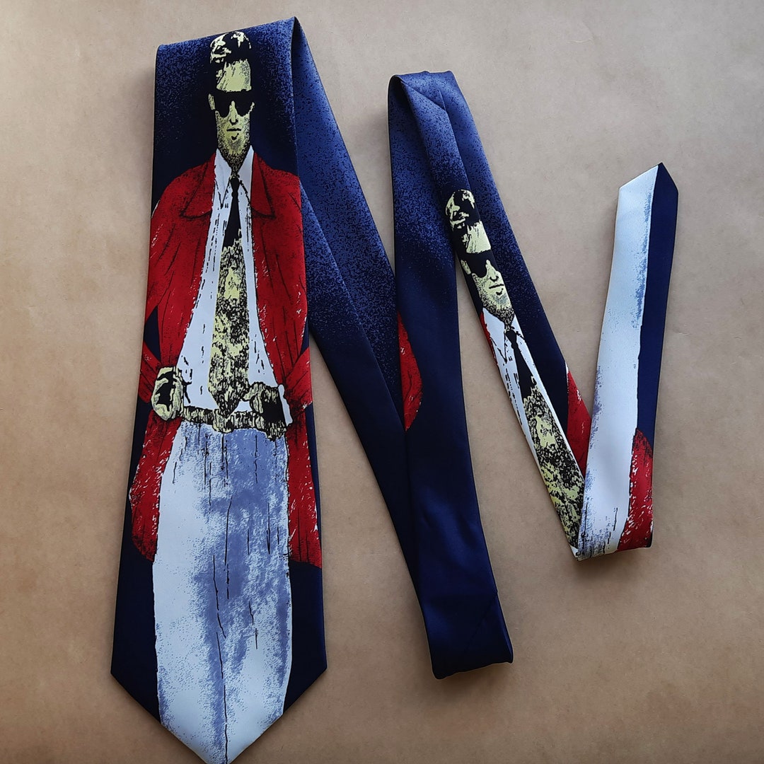 Funny Necktie for Office Party Geek Tie Cool Man Gifts Vintage Tie Gift ...