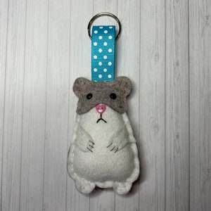Felt Hamster Keyring, Gift for a Hamster Lover, Syrian Hamster Bag ...