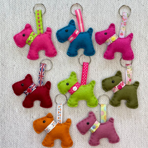 Felt Scottie Dog - Etsy