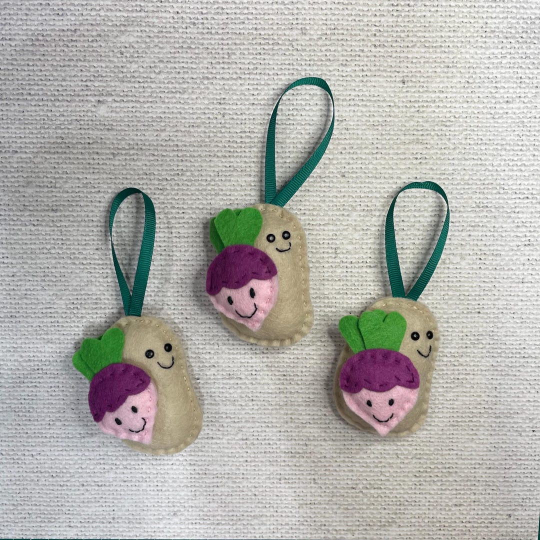 Neeps and Tatties Hanging Decoration, Scottish Burns Night Ornament ...