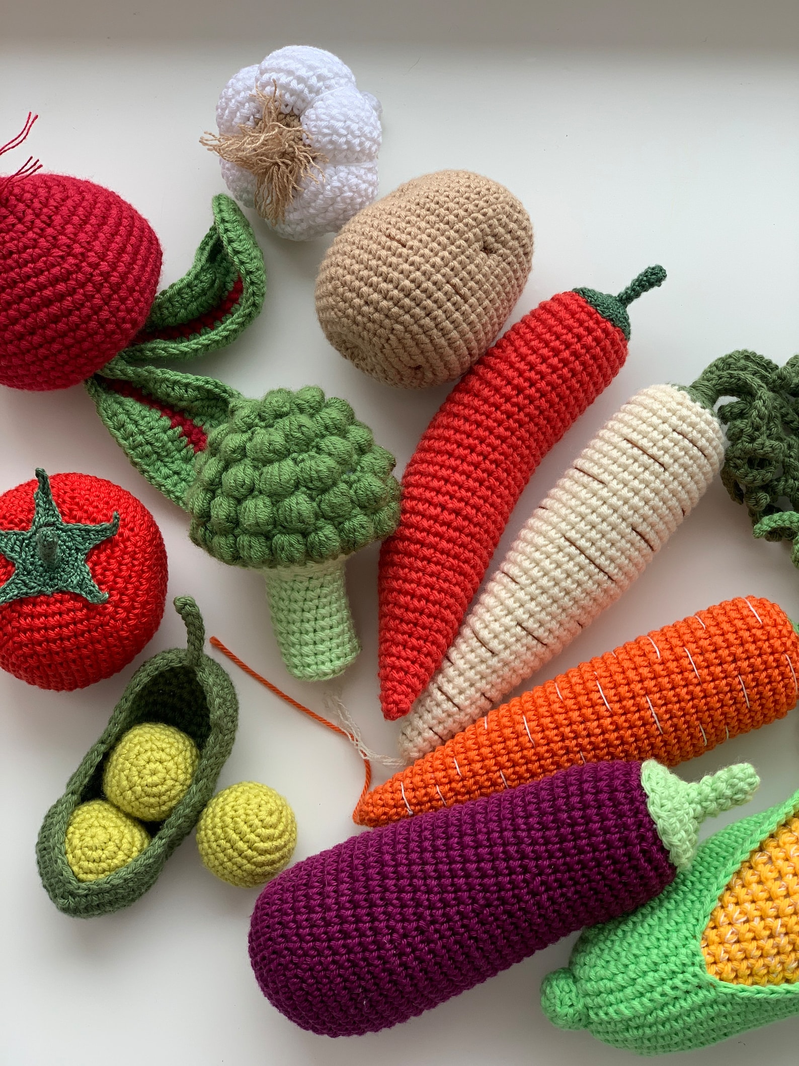 Vegetables Play Set, Kitchen Play Set, Pretend Play, Montessori Toys ...