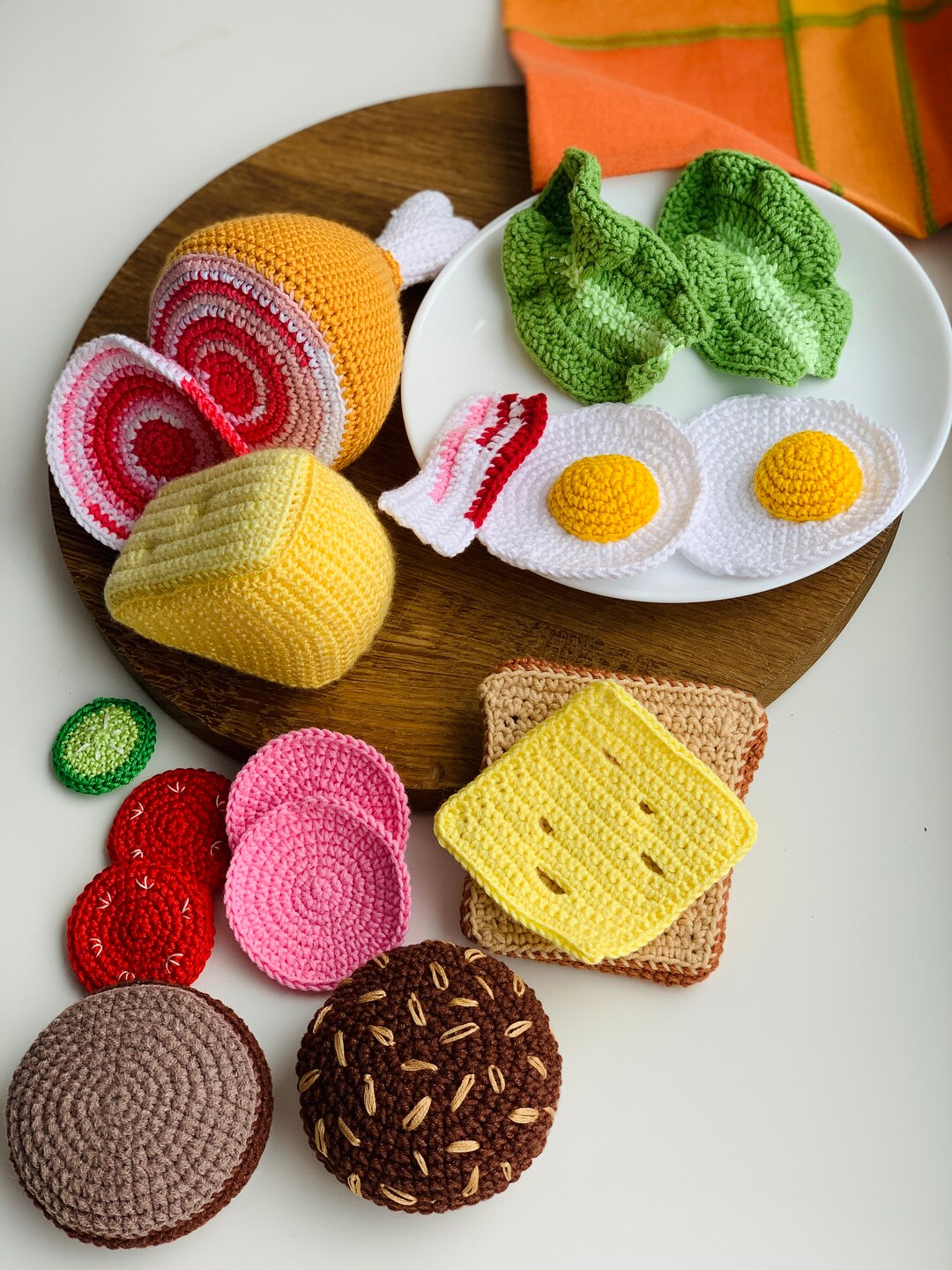 Pretend Food, Kitchen Play Set, Childrens Grocery, Kids Toy Food Set ...