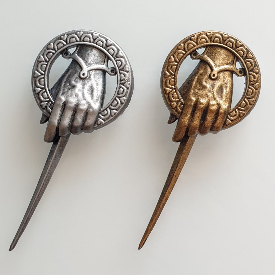 Juego de Tronos Mano del Rey Pin Mano del Pin de la Reina - Etsy México