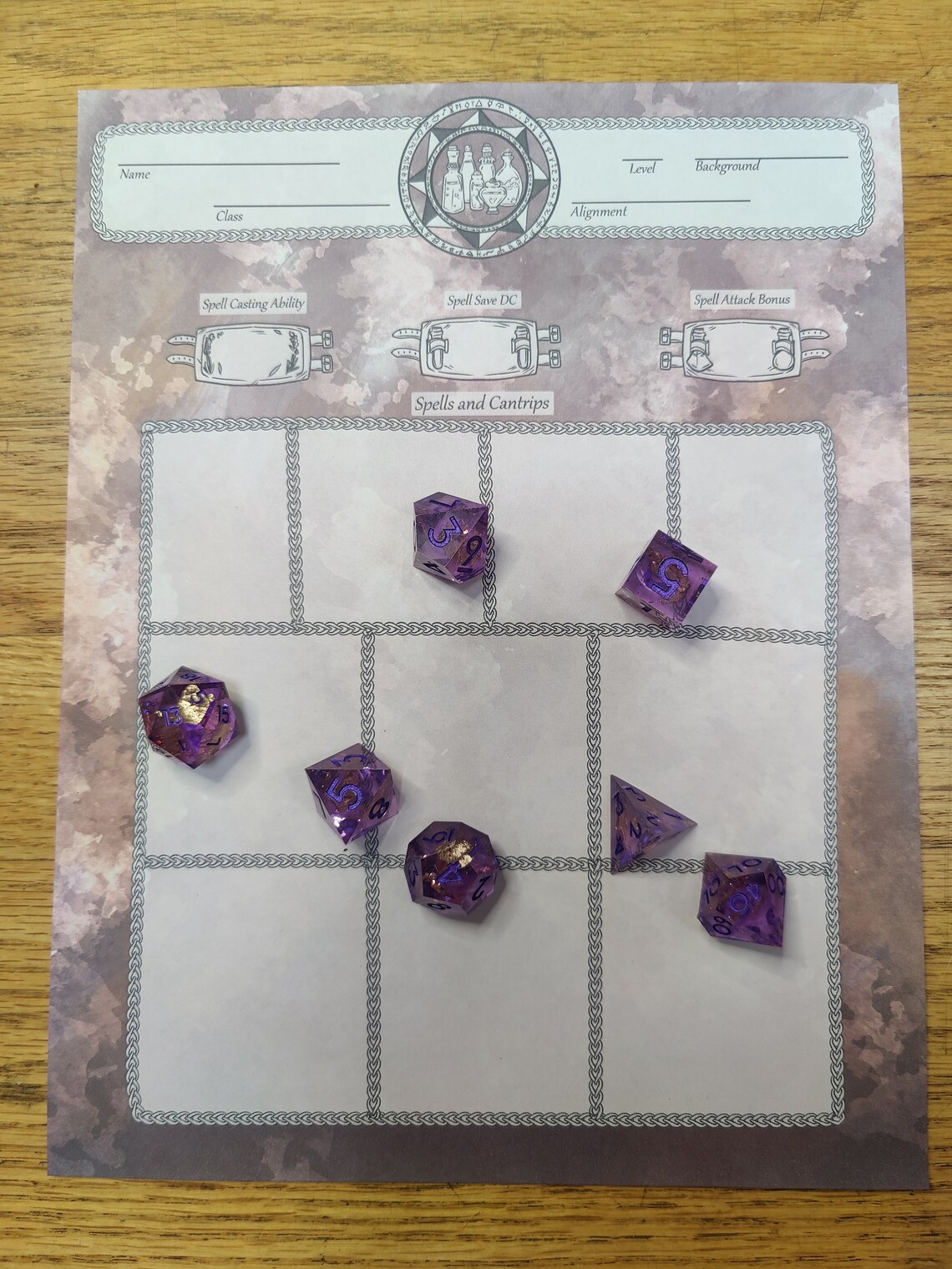 The Alchemist's Lab Fillable PDF Character Sheet D&D 5e - Etsy