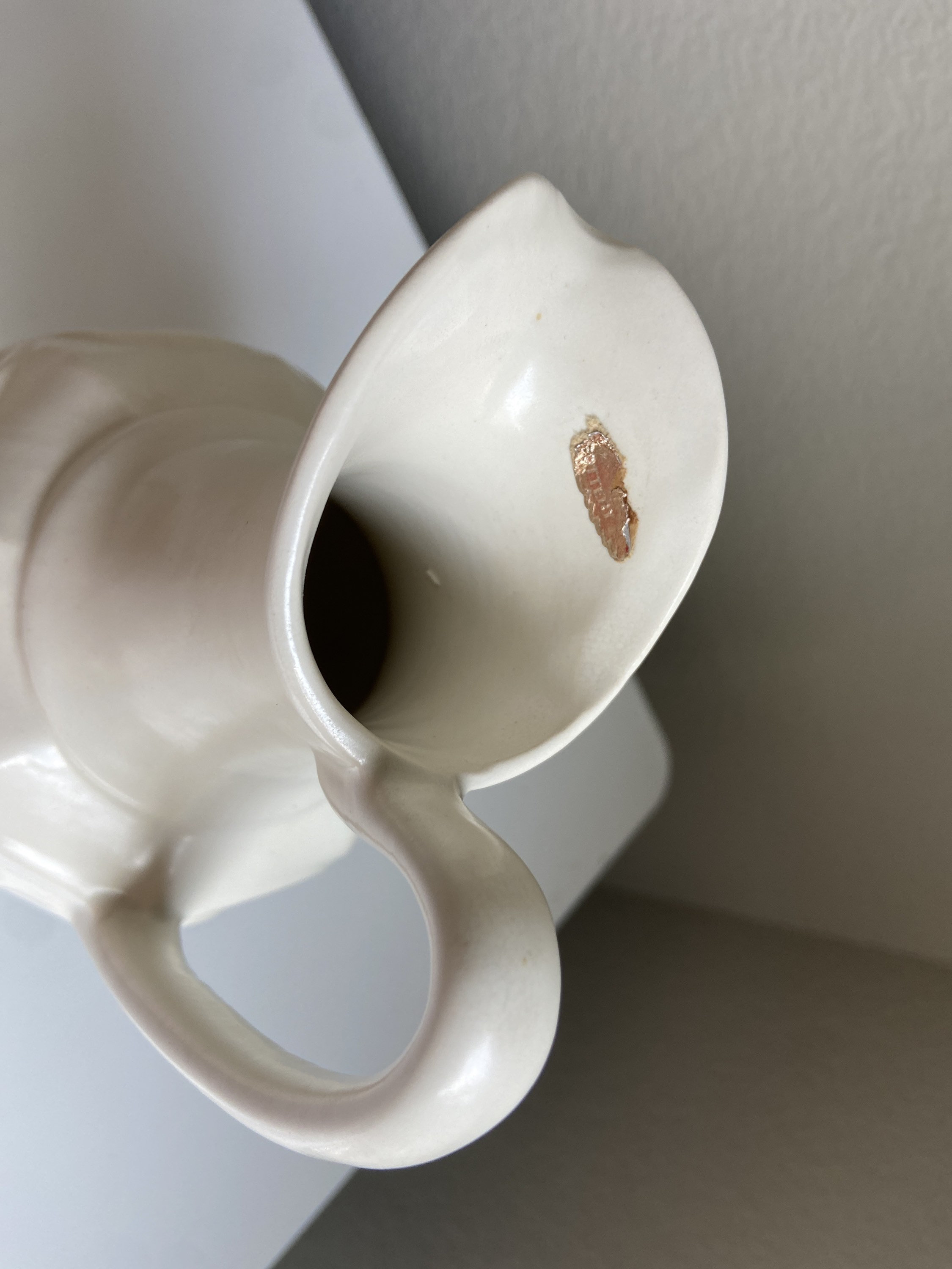 Vintage Cream Pitcher Red Wing Pottery USA 1081 From the 1950s Shabby ...
