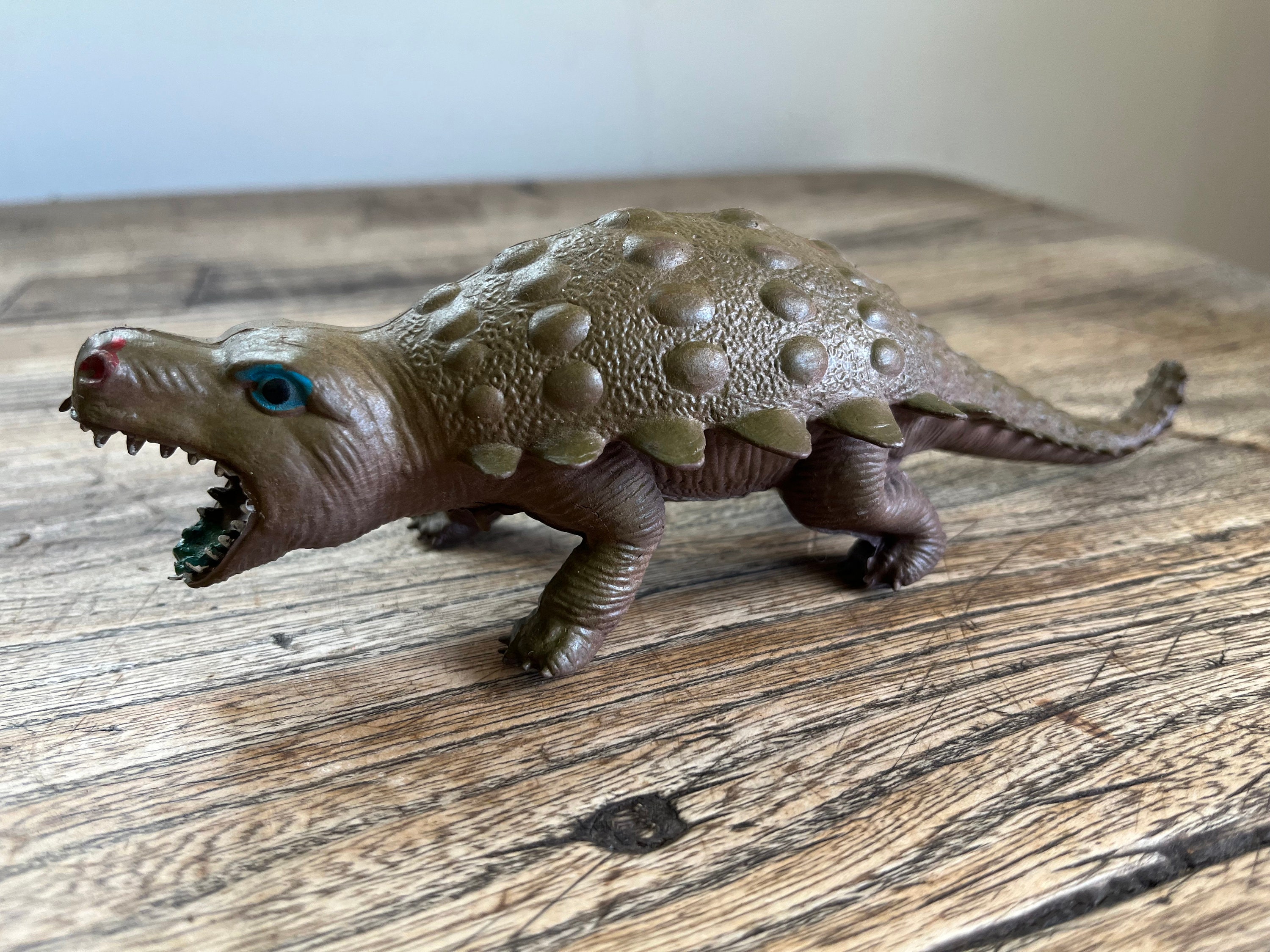 Rare Vintage Large 1970s Ankylosaurus DOR MEI Made in Hong Kong ...