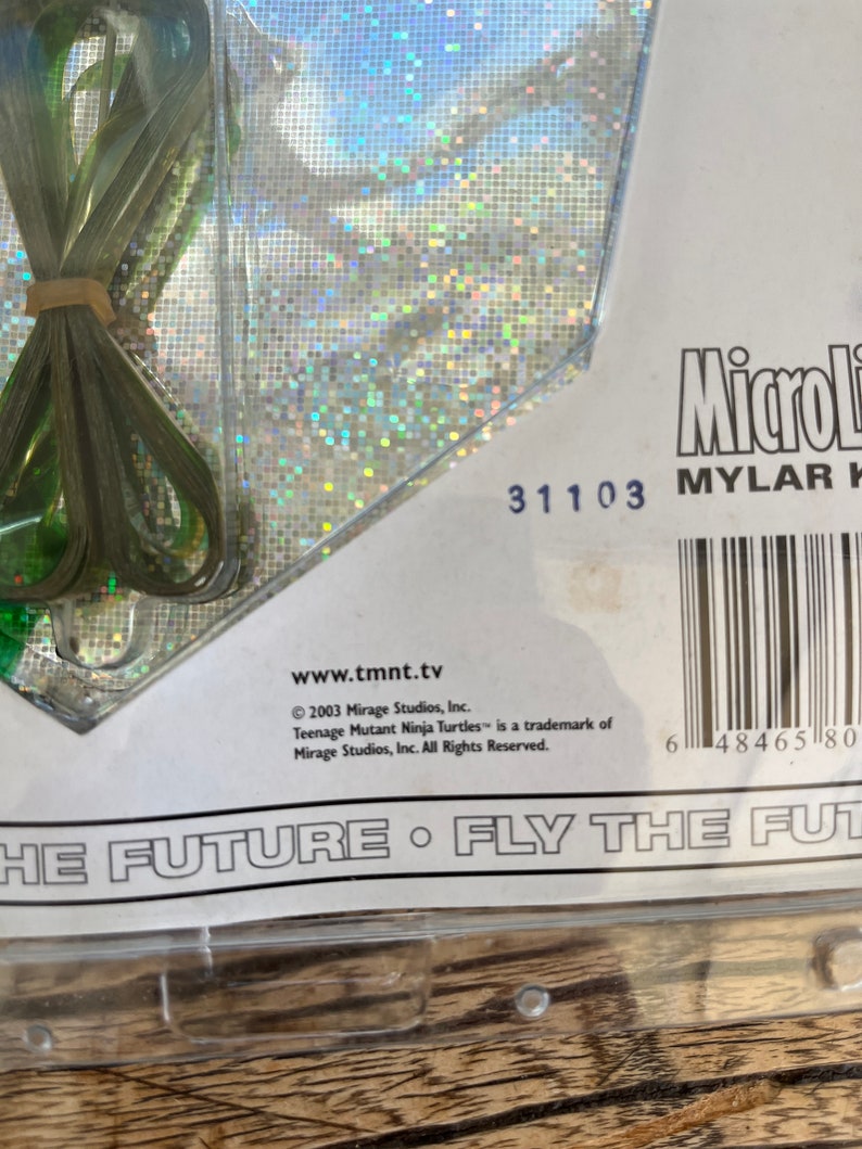 Rare Vintage Teenage Mutant Ninja Turtles TMNT Microlite Mylar Kite ...