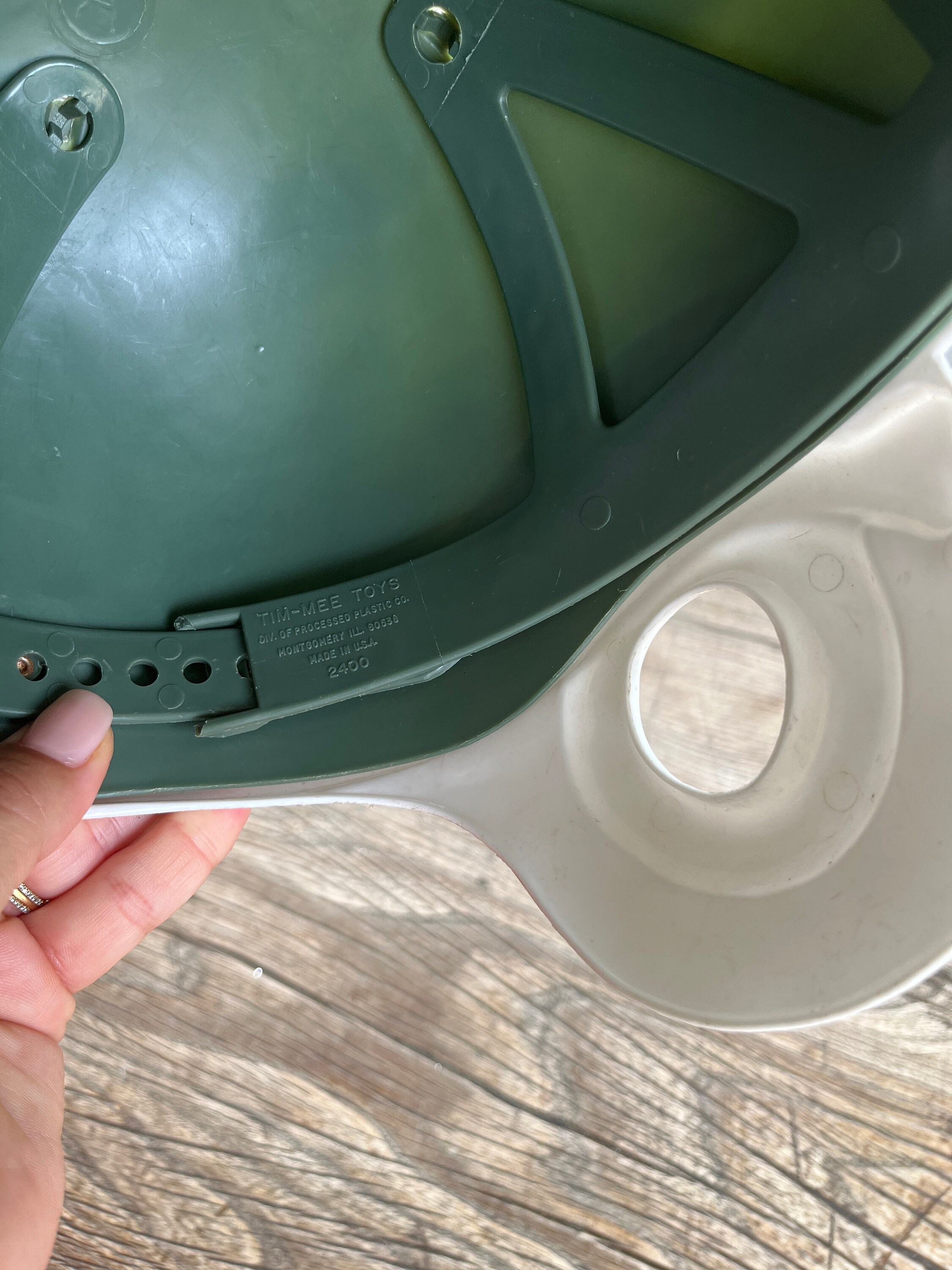 Vintage Tim-mee Toys Tim Mee Police Swat Army Baseball Toy Helmet Made ...